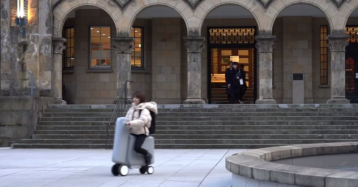 POIMO: In Japan wurde ein aufblasbarer E-Roller vorgestellt