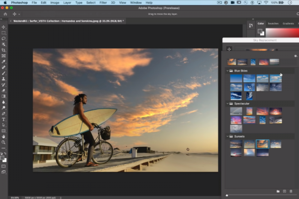 Adobe Photoshop: Neue KI-Funktion kann Himmel mit einem Klick austauschen