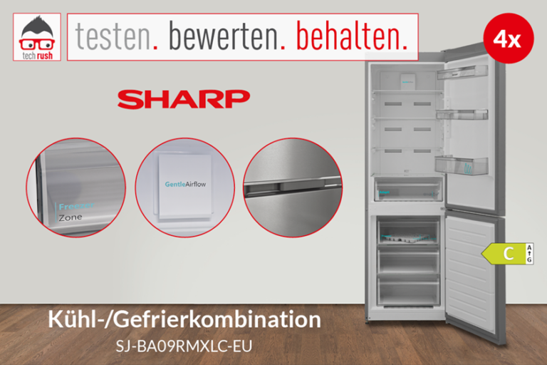 Produkttester gesucht: Sharp SJ-BA09RMXLC-EU, Kühl-/Gefrierkombination
