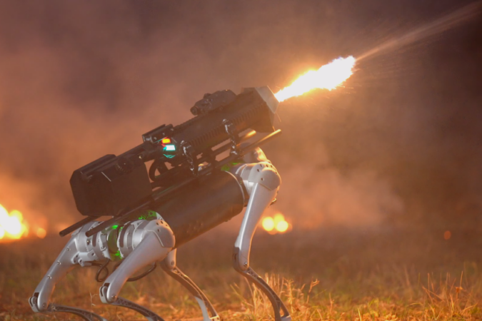 Throwflame Thermonator: Roboterhund mit Flammenwerfer vorgestellt! (Update)