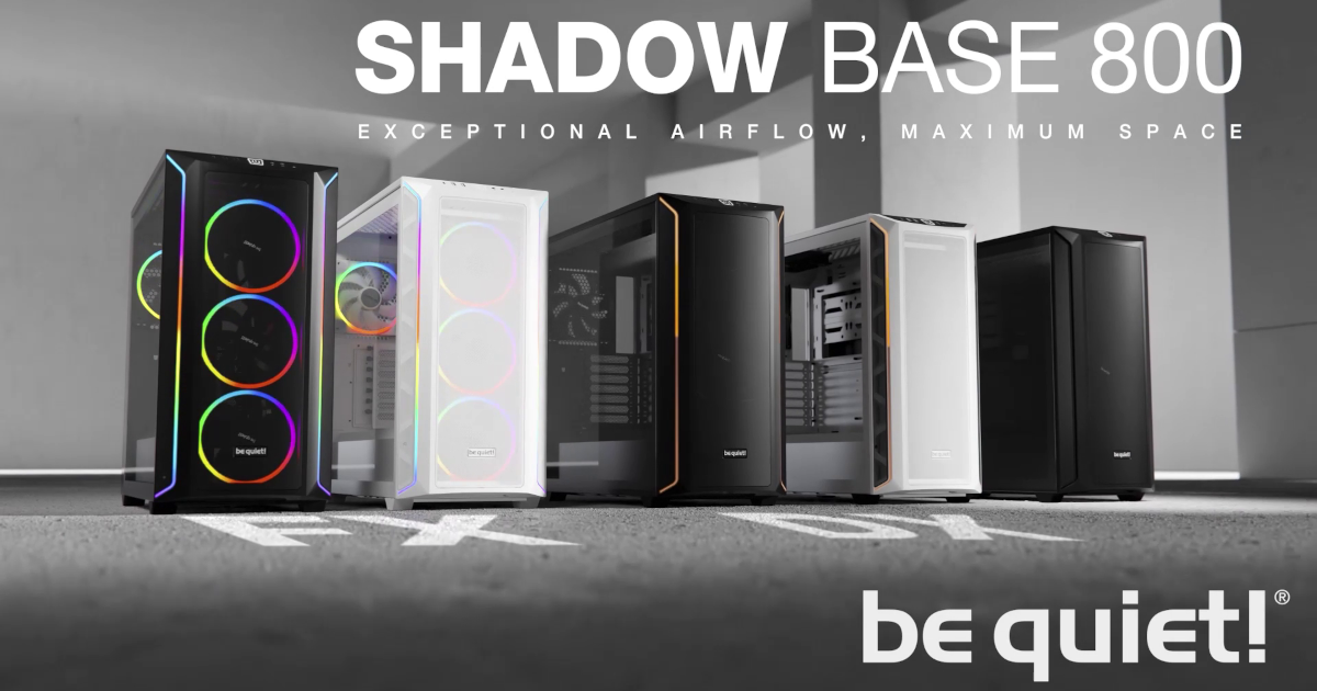Shadow Base 800: be quiet! veröffentlicht neue Gehäusereihe