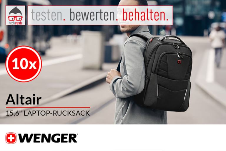 Produkttester werden: 10 Notebook-Rucksäcke von Wenger