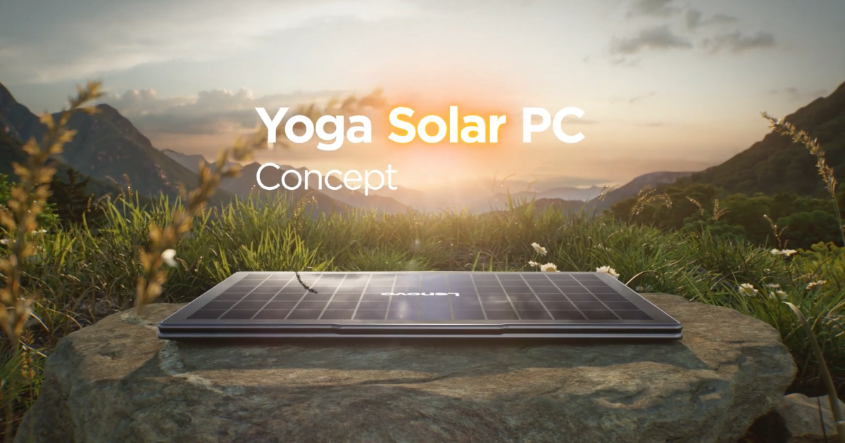 Yoga Solar PC: Lenovo setzt auf Sonnenenergie statt Steckdose