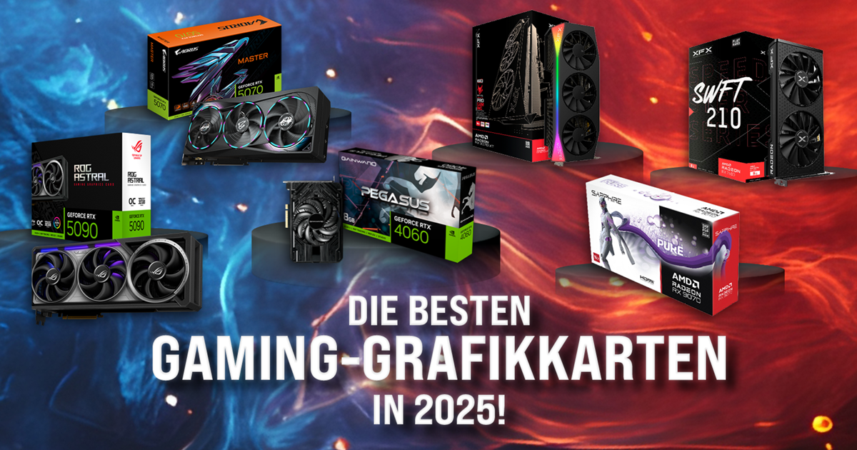 Beste Grafikkarten in 2025: Einsteiger-, Mittelklasse- und High-End ...